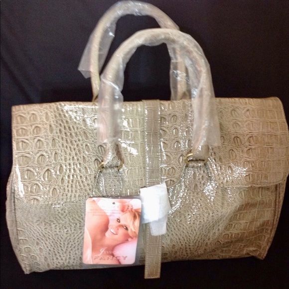 Jessica Simpson | Bags | Nwt Jessica Simpson Faux Crocodile Tote ...